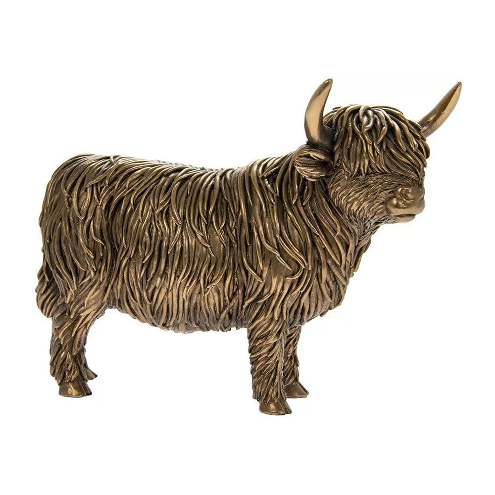 Lesser & Pavey LP47568A Reflections Bronze Highland Cow Statue – W ...