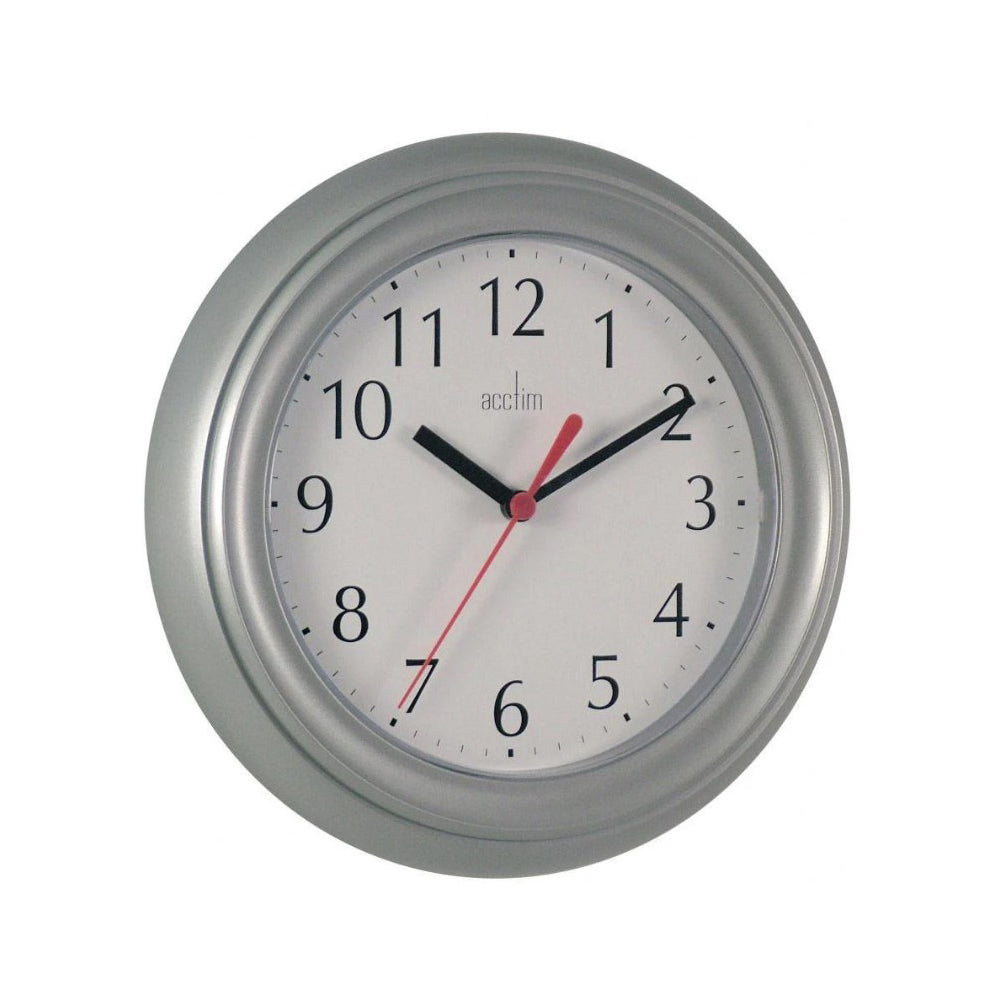 Acctim 21417 Wycombe Wall Clock Grey – W Hurst & Son (IW) Ltd