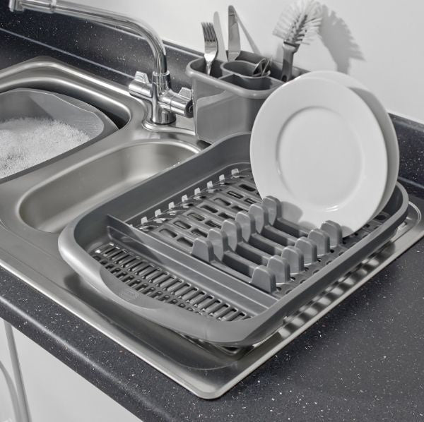 Addis 516229 Classic Plate Rack Drainer - Metallic | Buy Dish & Cutlery ...